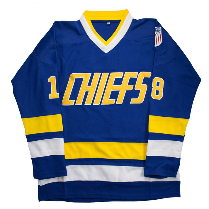 MOLPE Charlestown Chiefs Hanson Brothers Slap Shot Hockey Jersey